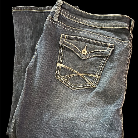a.n.a | Jeans | Ana Womens Stretch Denim Jeans Plus 24w Mid Button Flap ...